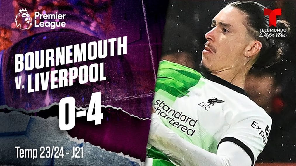 Resumen y objetivos del partido Bournemouth vs. Liverpool 0-4 | Premier ...